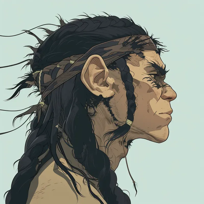 Neanderthal Ancient Anime Pfp Images Midjourney Prompt | PromptBase