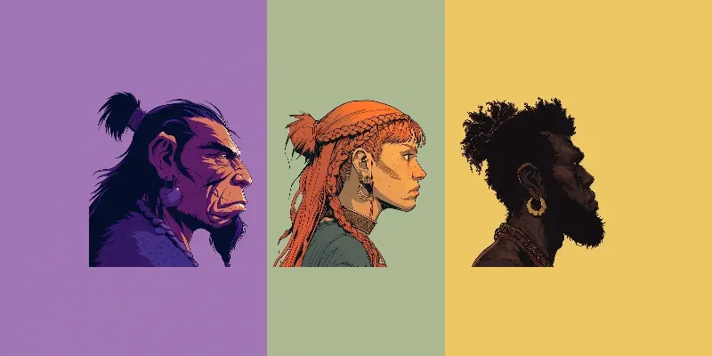 Neanderthal Ancient Anime Pfp Images Midjourney Prompt | PromptBase