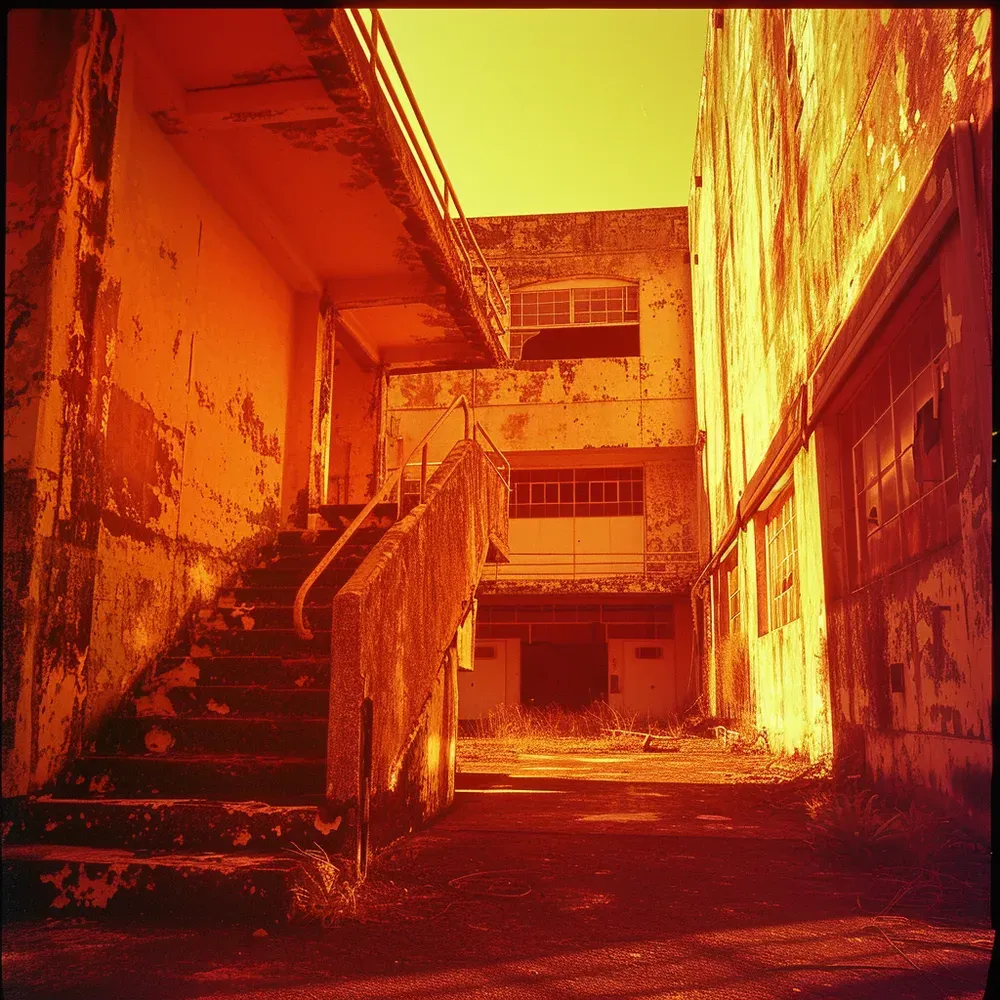 Red Scale Lomography Photography Art Midjourney Prompt | PromptBase