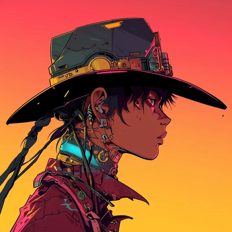 Diesel Punk Anime Character Pfps NFT Midjourney Prompt | PromptBase