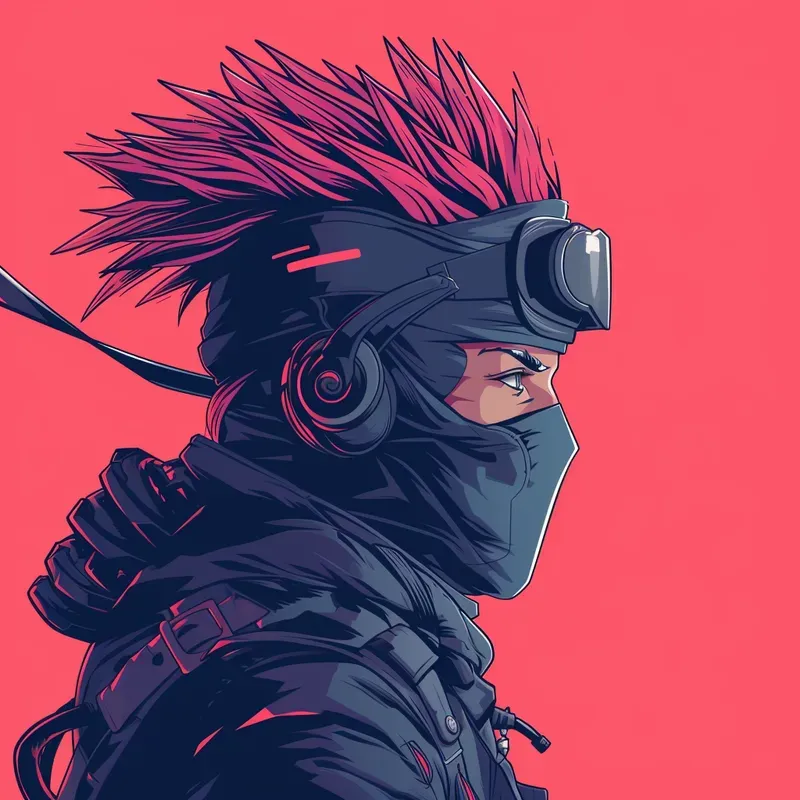 Diesel Punk Anime Character Pfps NFT Midjourney Prompt | PromptBase