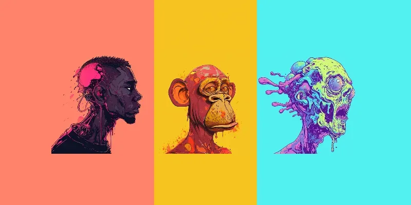 Mutant Melting Anime NFT Pfp Art Midjourney Prompt | PromptBase