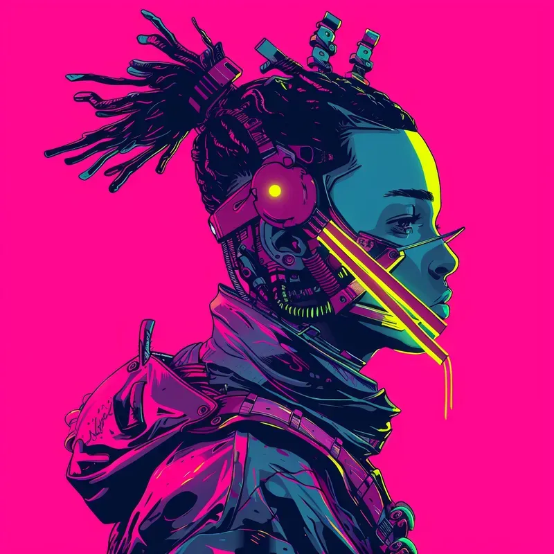 Metal Punk Rock NFT Pfp Character Images Midjourney Prompt | PromptBase