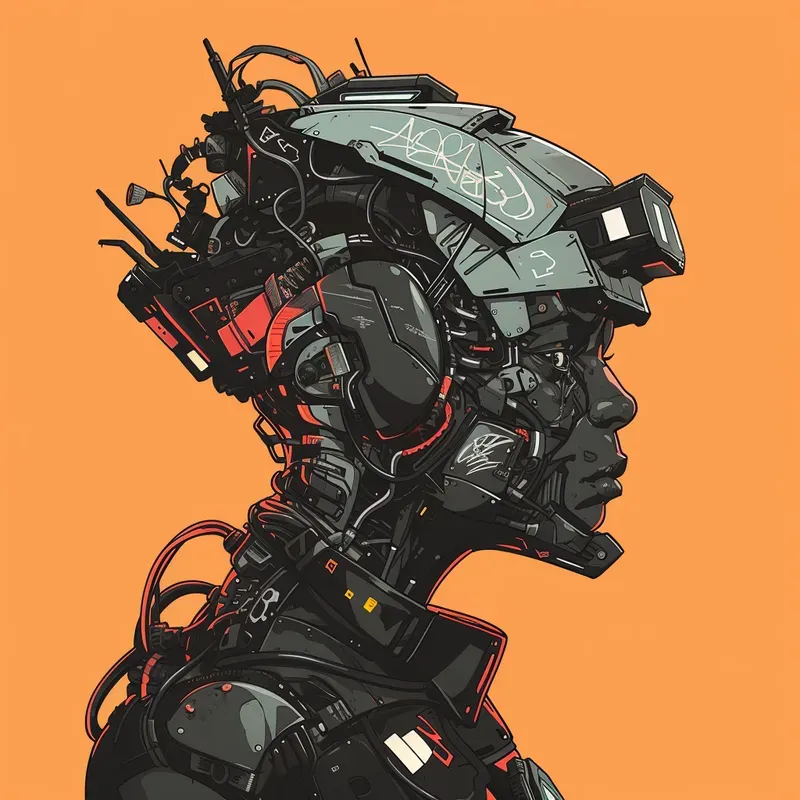 Metal Punk Rock NFT Pfp Character Images Midjourney Prompt | PromptBase