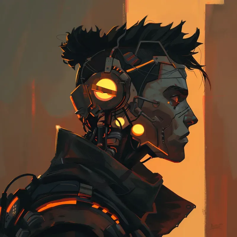 Apocalyptic Cyborg NFT Pfp Characters Midjourney Prompt | PromptBase