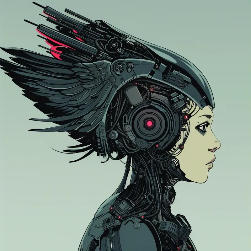 Apocalyptic Cyborg NFT Pfp Characters Midjourney Prompt | PromptBase