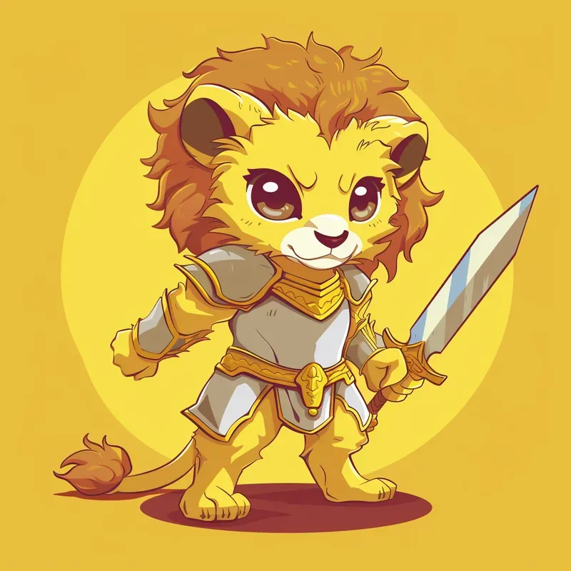 Cute Animal Warriors NFT Pfp Characters Midjourney Prompt | PromptBase