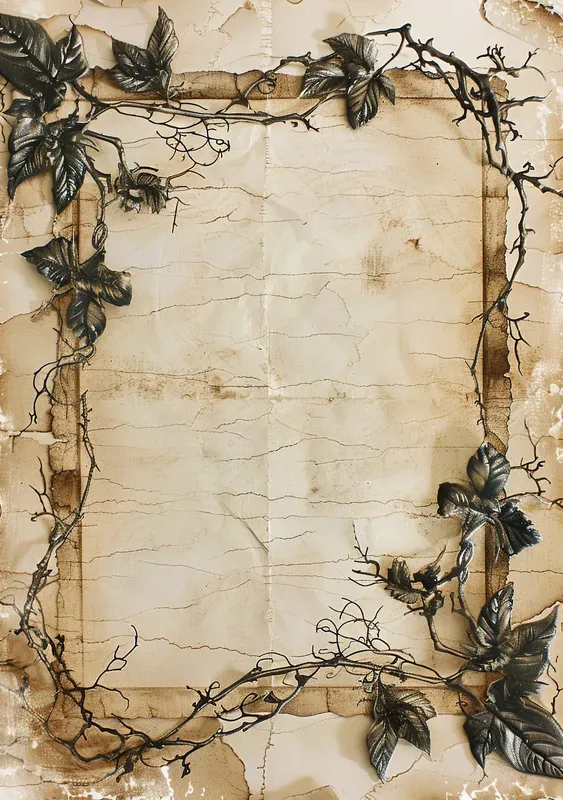 Historically Aged Book Page Frames Midjourney Prompt | PromptBase