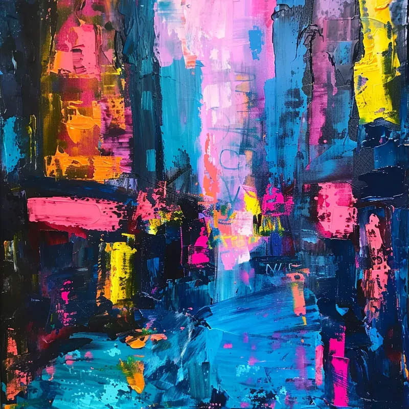 Charles Urban Pulses Abstract Vibrances Midjourney Prompt | PromptBase