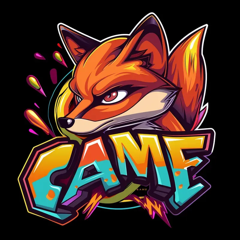 2D Digitally Rendered Video Game Logos Midjourney Prompt | PromptBase