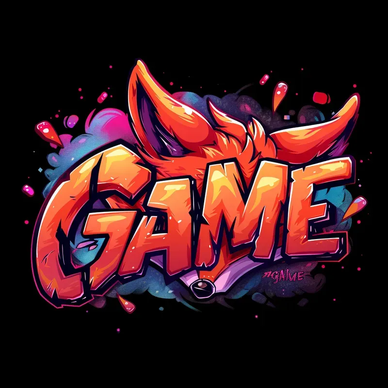 2D Digitally Rendered Video Game Logos Midjourney Prompt | PromptBase