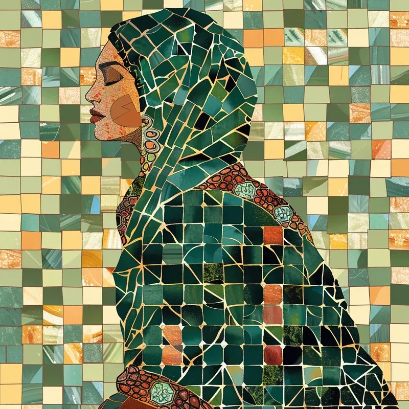 Cultural Mosaics Geometric Journeys Midjourney Prompt | PromptBase