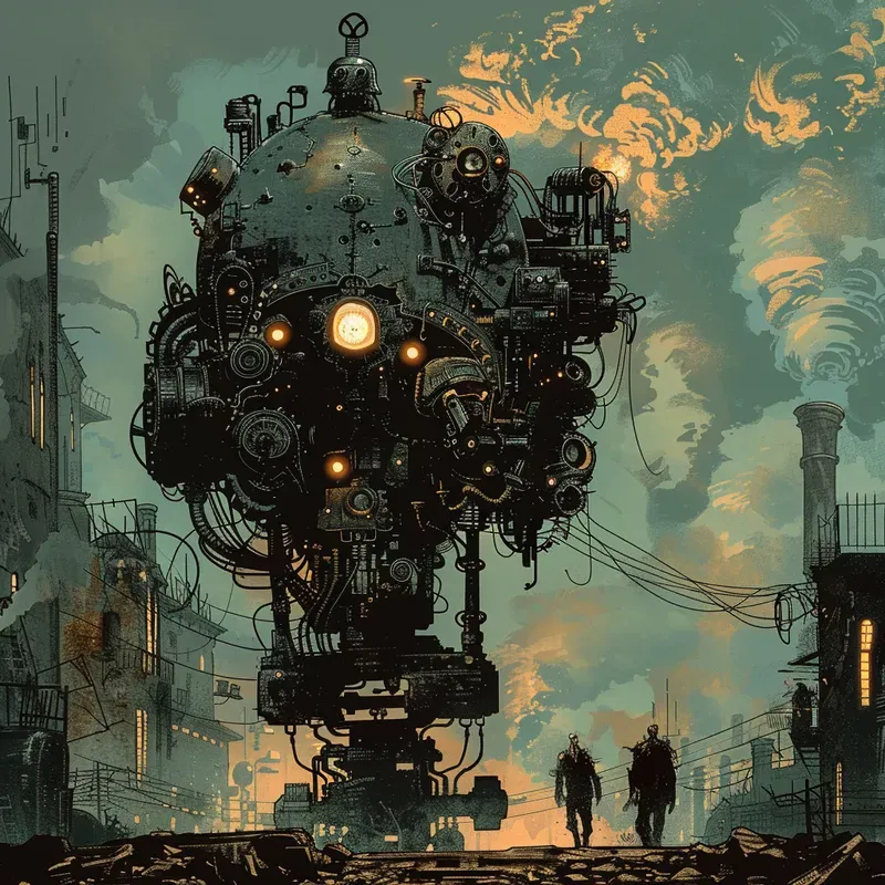 Steampunk Apocalypse Zombies Reimagined Midjourney Prompt | PromptBase