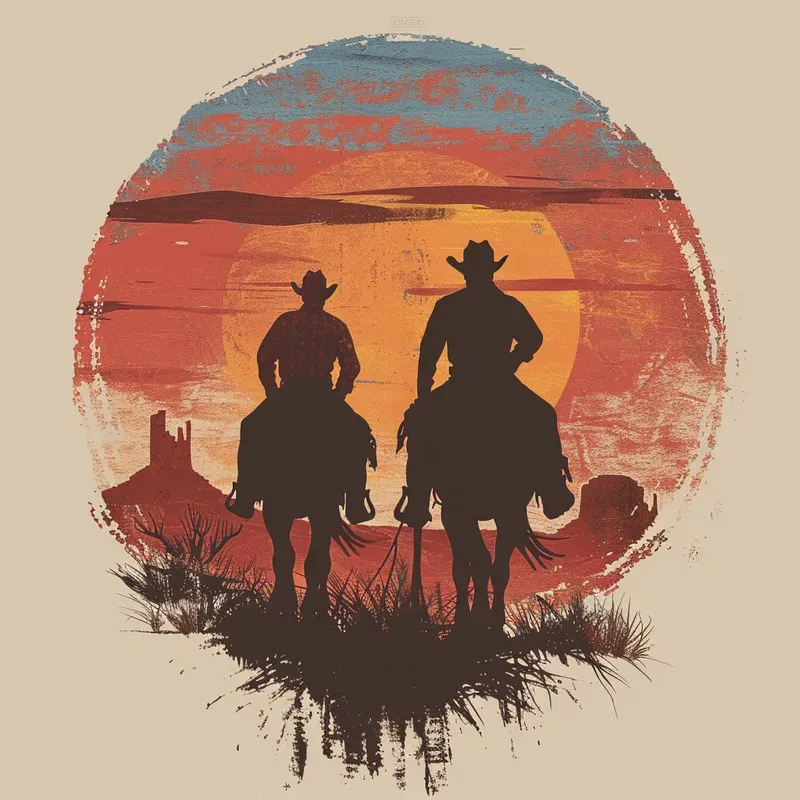 Tshirts Classic Western Frontier Tees Midjourney Prompt | PromptBase