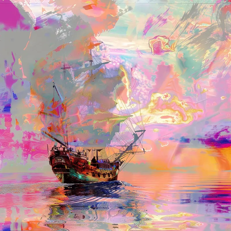 Dali Monet Punk Surreal Harmonies Midjourney Prompt | PromptBase