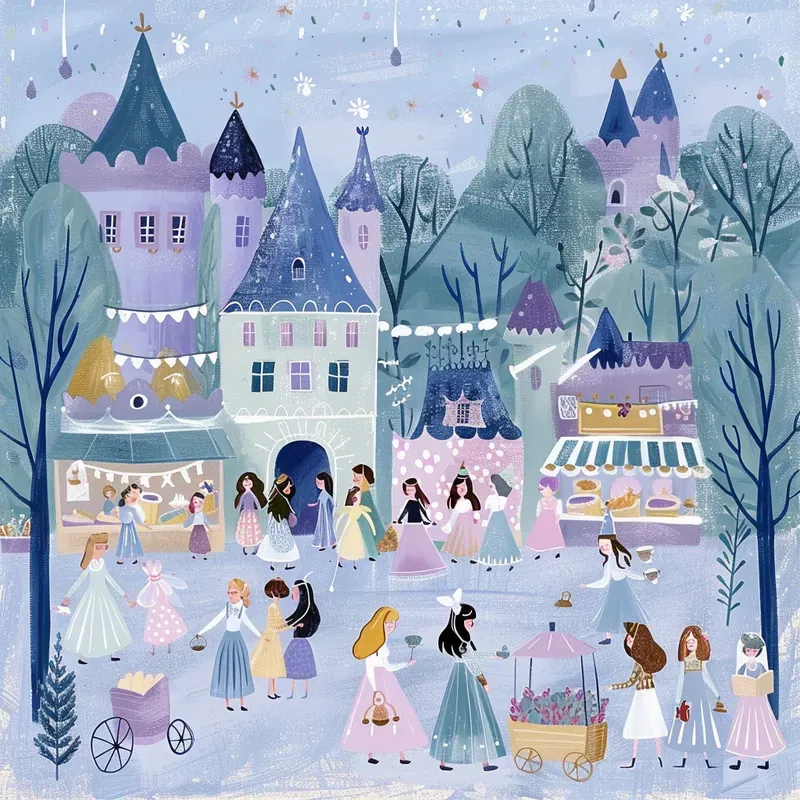 Soraya Children Books Enchanted Realms Midjourney Prompt | PromptBase