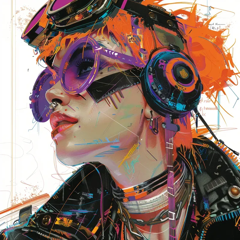 Anarchy Adventure Doodle Punk Book Covers Midjourney Prompt | PromptBase