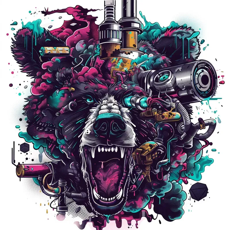 Rusty Rebel Realms Book Cover Art Midjourney Prompt | PromptBase