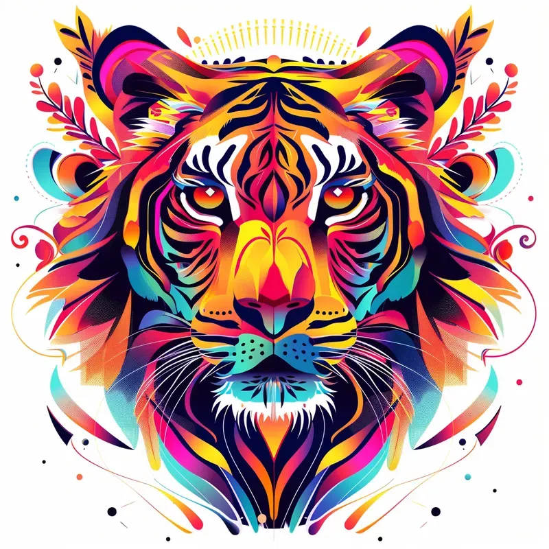 Vibrant Bold Clip Art Midjourney Prompt | PromptBase