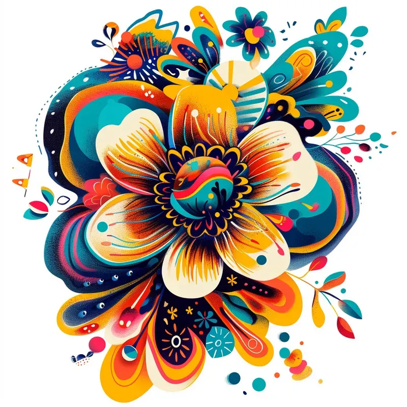 Vibrant Bold Clip Art Midjourney Prompt | PromptBase