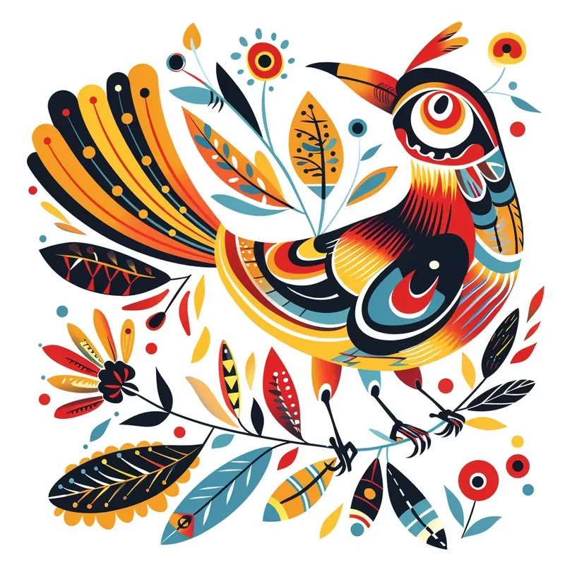 Vibrant Bold Clip Art Midjourney Prompt | PromptBase