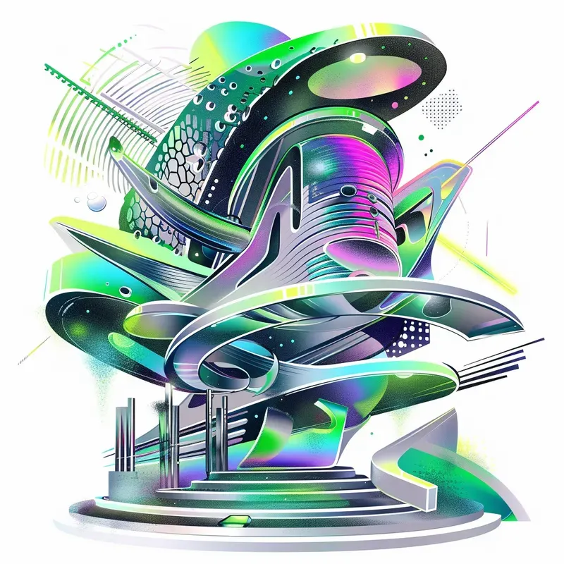 Futuristic Scrapbooks Hadid Innovations Midjourney Prompt | PromptBase