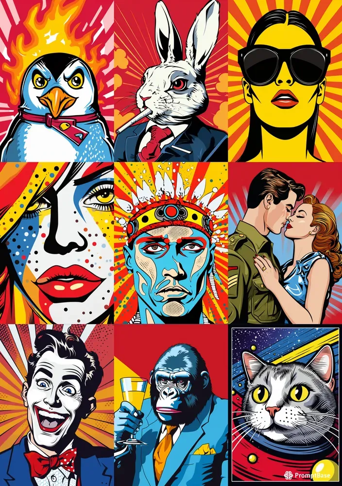 Comic Book Posters Midjourney Prompt | PromptBase