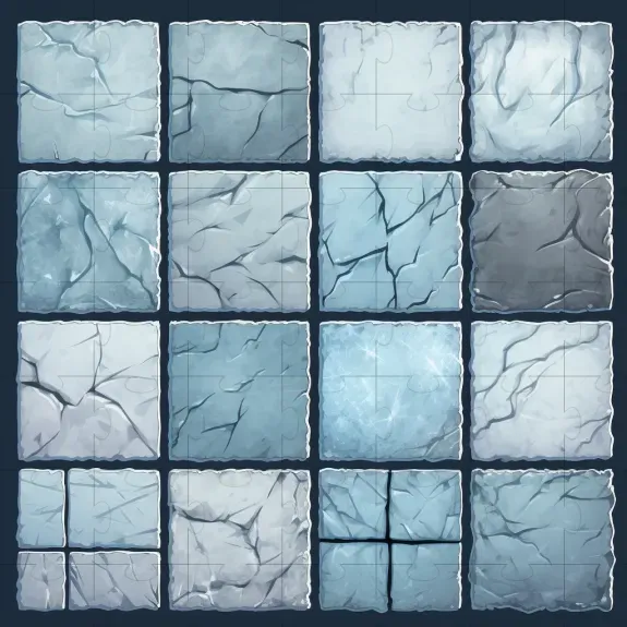 Terrain Tilesets For 2D Video Games Midjourney Prompt | PromptBase