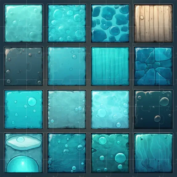 Terrain Tilesets For 2D Video Games Midjourney Prompt | PromptBase