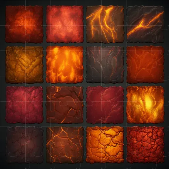 Terrain Tilesets For 2D Video Games Midjourney Prompt | PromptBase