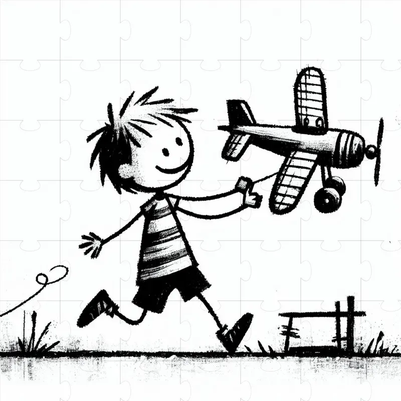 Children Cute Stick Figures DALL·E Prompt | PromptBase