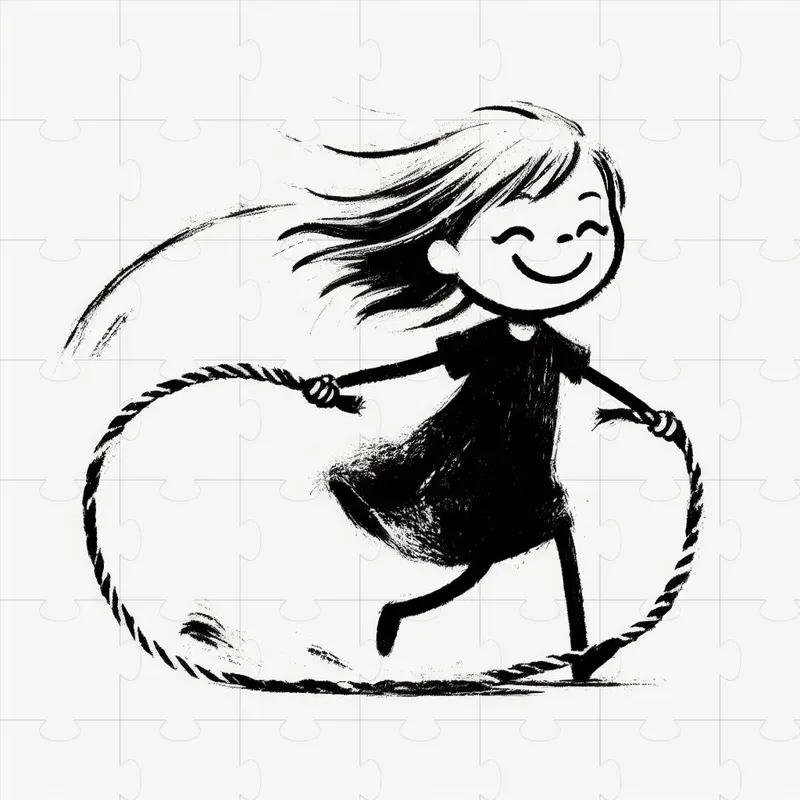 Children Cute Stick Figures DALL·E Prompt | PromptBase