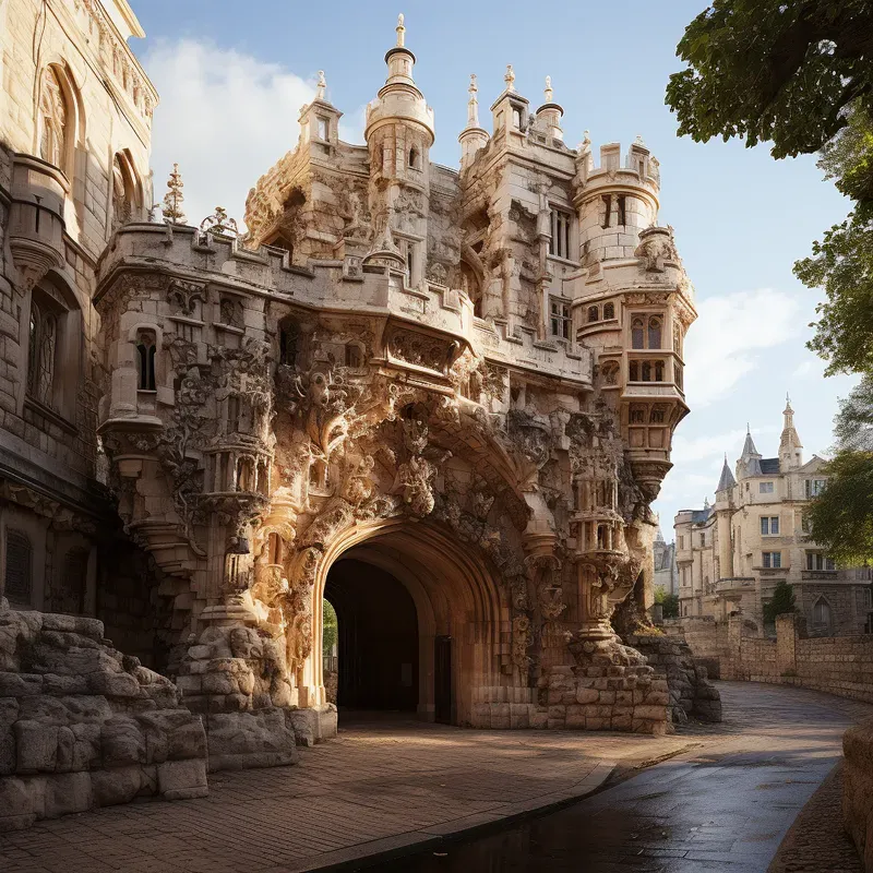 Modern Style Castles Prompts Midjourney Prompt | PromptBase