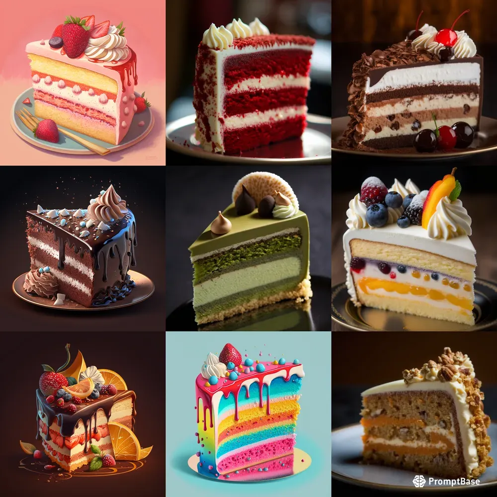 Design Your Own Delicious Cakes Midjourney Prompt | PromptBase