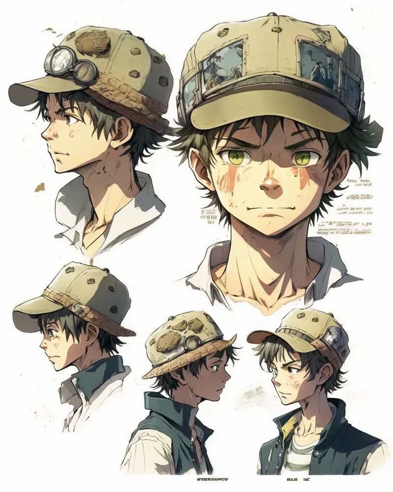 Character Concept Design Sheets Midjourney Prompt | PromptBase