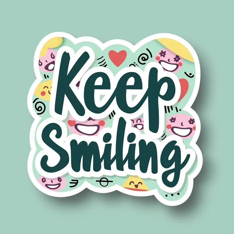 Motivational Text Sticker Midjourney Prompt | PromptBase