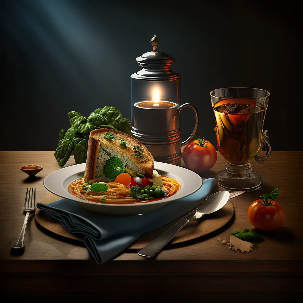 Cinematic Food Photography - Any Angles Midjourney Prompt | PromptBase