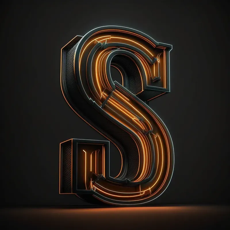 Neon Sign Letters Midjourney Prompt | PromptBase