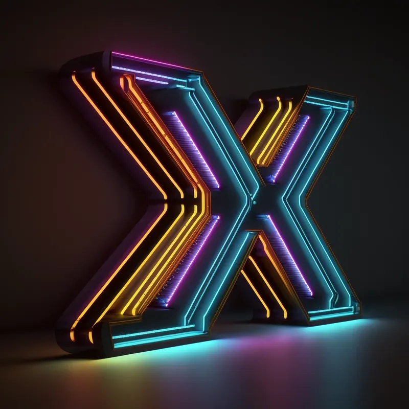 Neon Sign Letters Midjourney Prompt | PromptBase