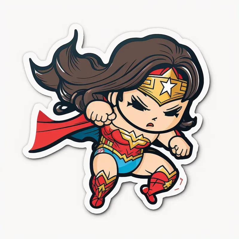 Cute Superhero Stickers Midjourney Prompt | PromptBase