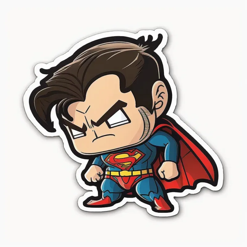 Cute Superhero Stickers Midjourney Prompt | PromptBase