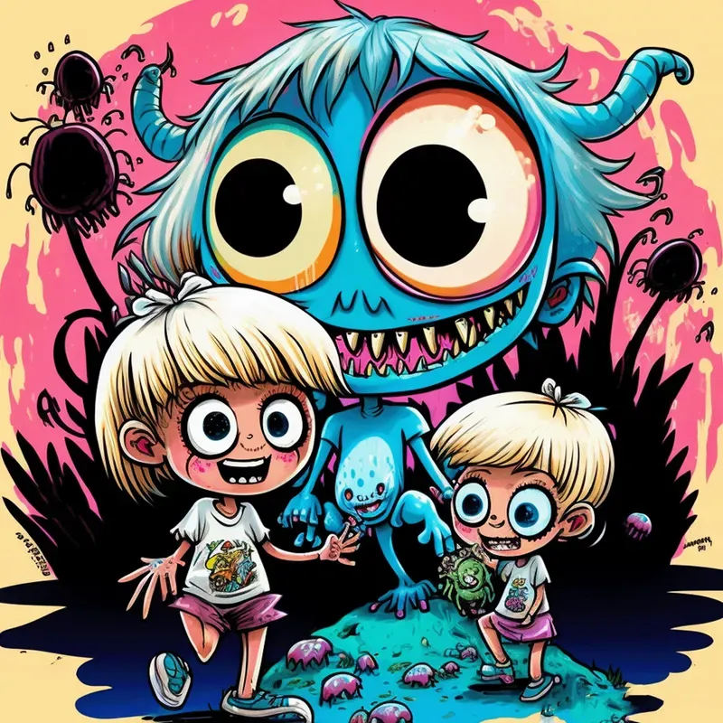 Comic Style Childrens Books Midjourney Prompt | PromptBase