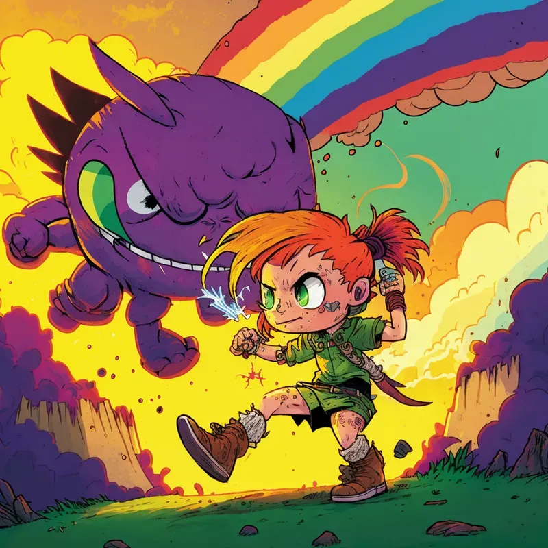 Comic Style Childrens Books Midjourney Prompt | PromptBase