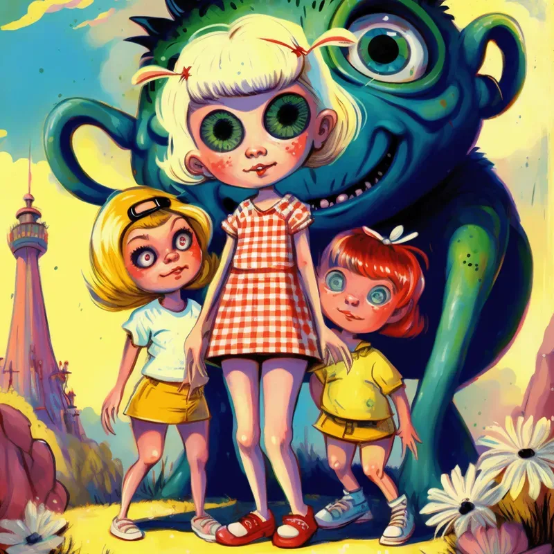 Comic Style Childrens Books Midjourney Prompt | PromptBase