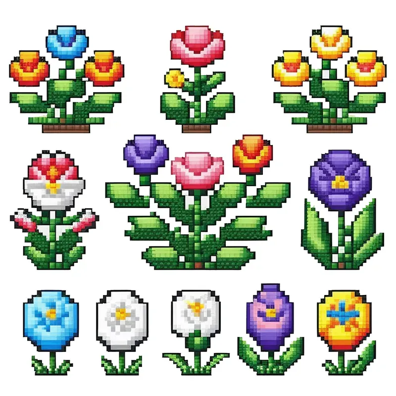 Pixel Art Sprite Sheets Midjourney Prompt | PromptBase