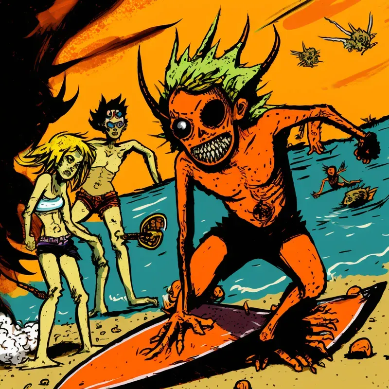 Weirdcore Graphic Novel Illustrations Midjourney Prompt | PromptBase