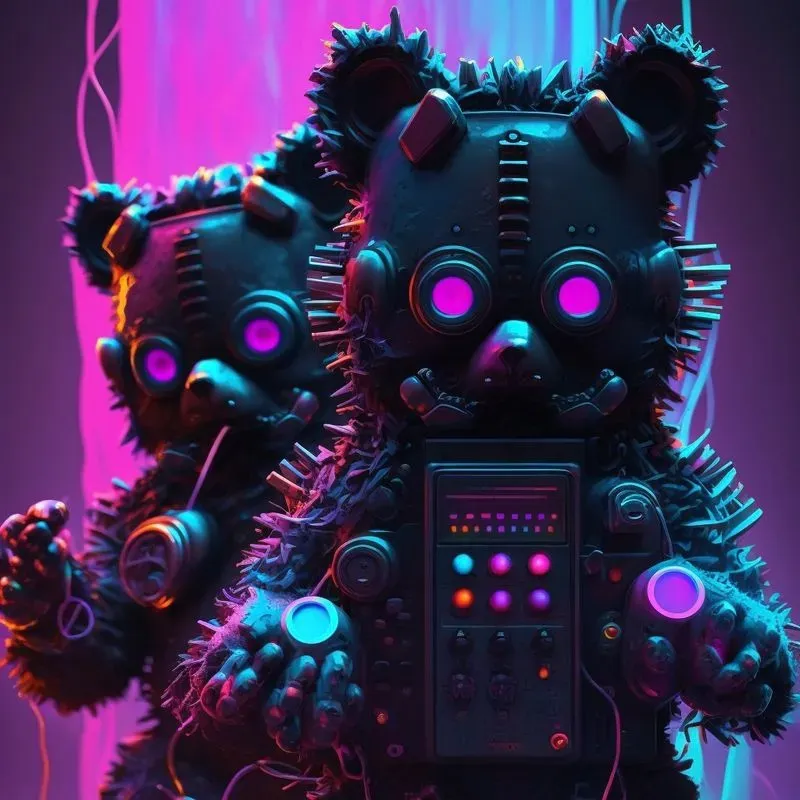 Dark Synth Wallpaper Artworks Midjourney Prompt | PromptBase