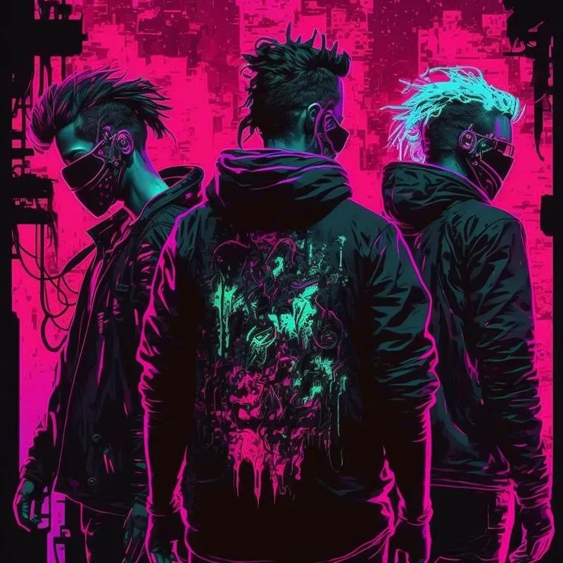 Dark Synth Wallpaper Artworks Midjourney Prompt | PromptBase