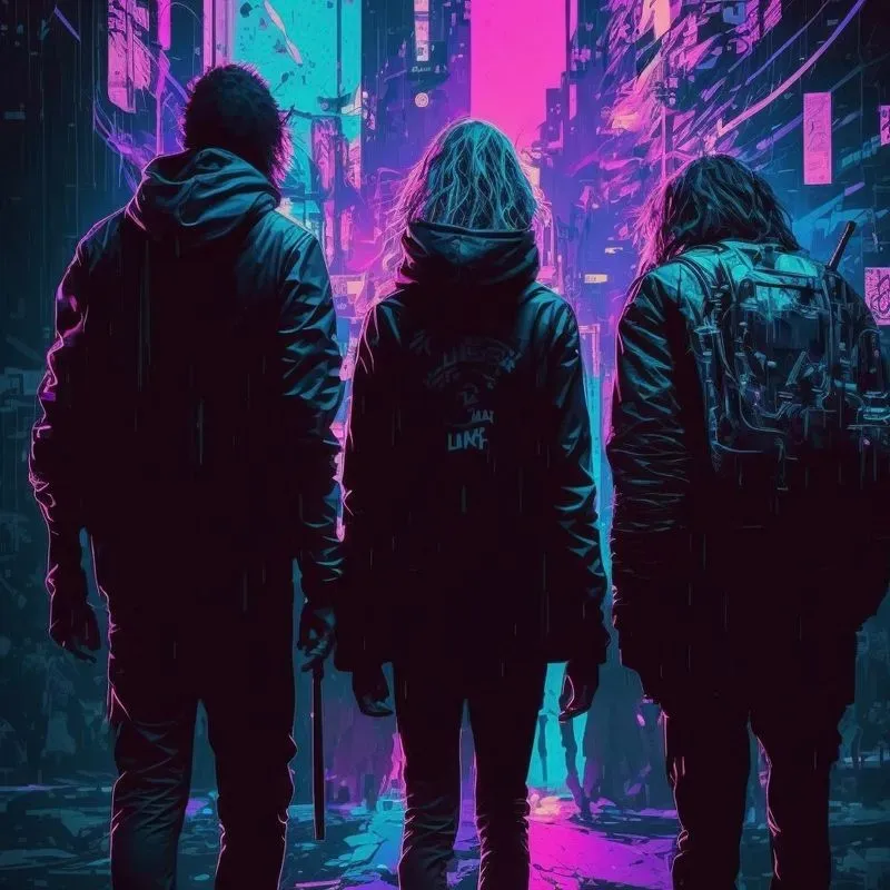 Dark Synth Wallpaper Artworks Midjourney Prompt | PromptBase