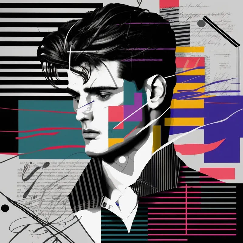 80s New Wave Character Portraits Midjourney Prompt | PromptBase